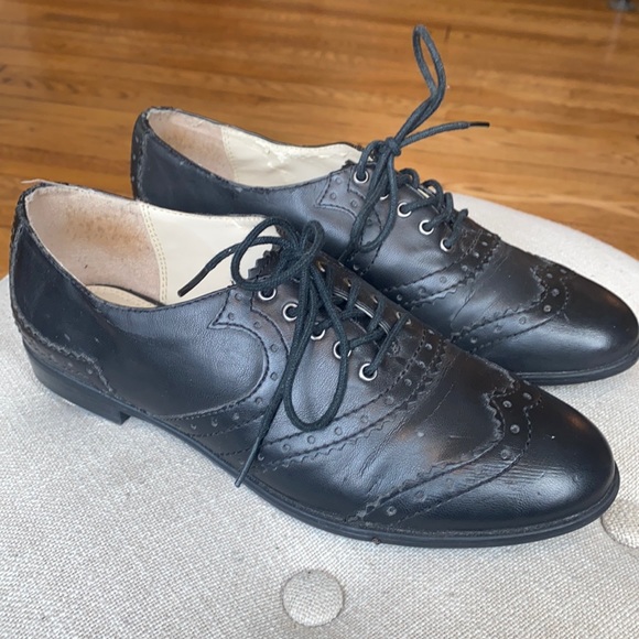 Studio Paolo | Shoes | Studio Paolo Black Oxford Shoes Womens 65 | Poshmark